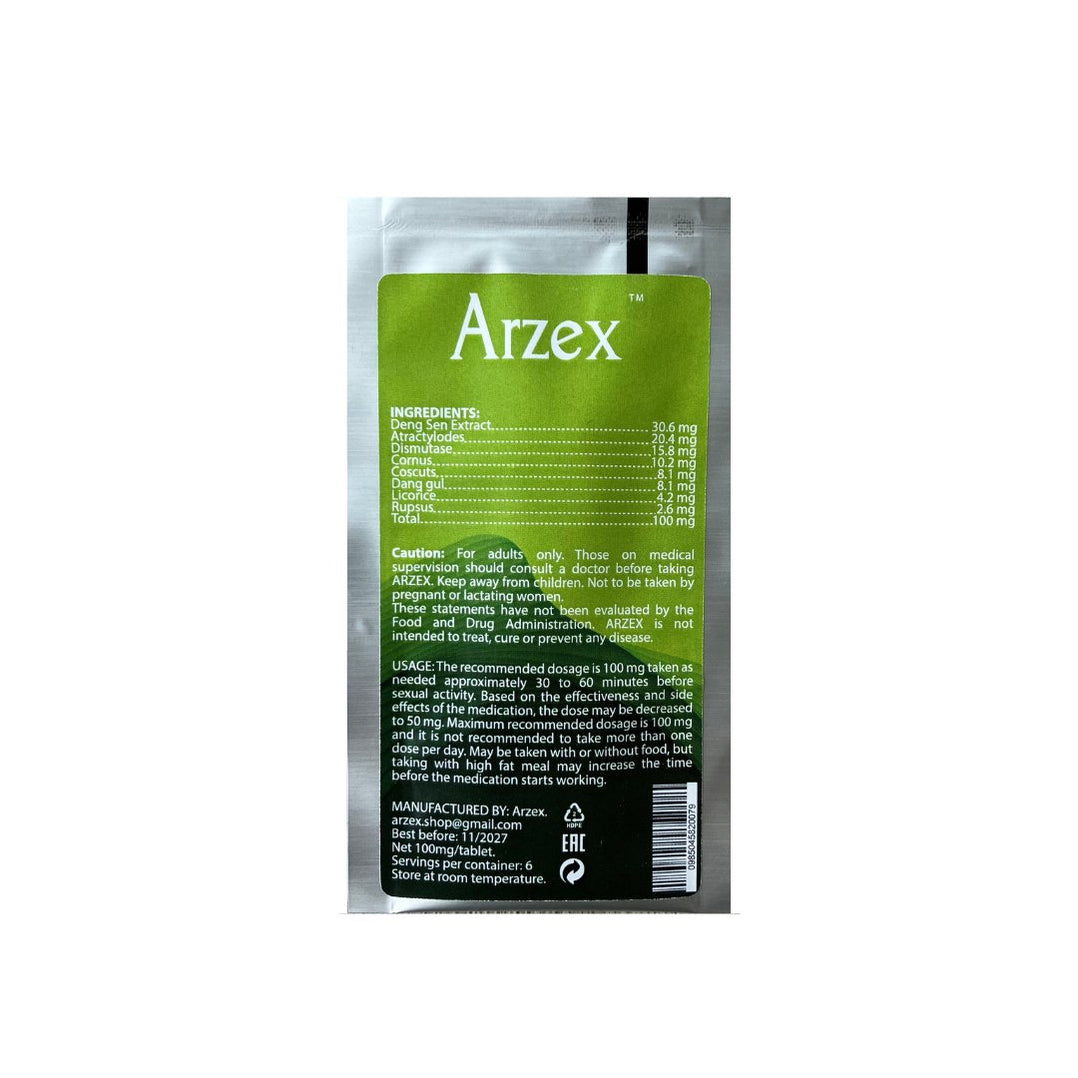 Arzex maisto papildas vyrams 6 tab. - Aistra