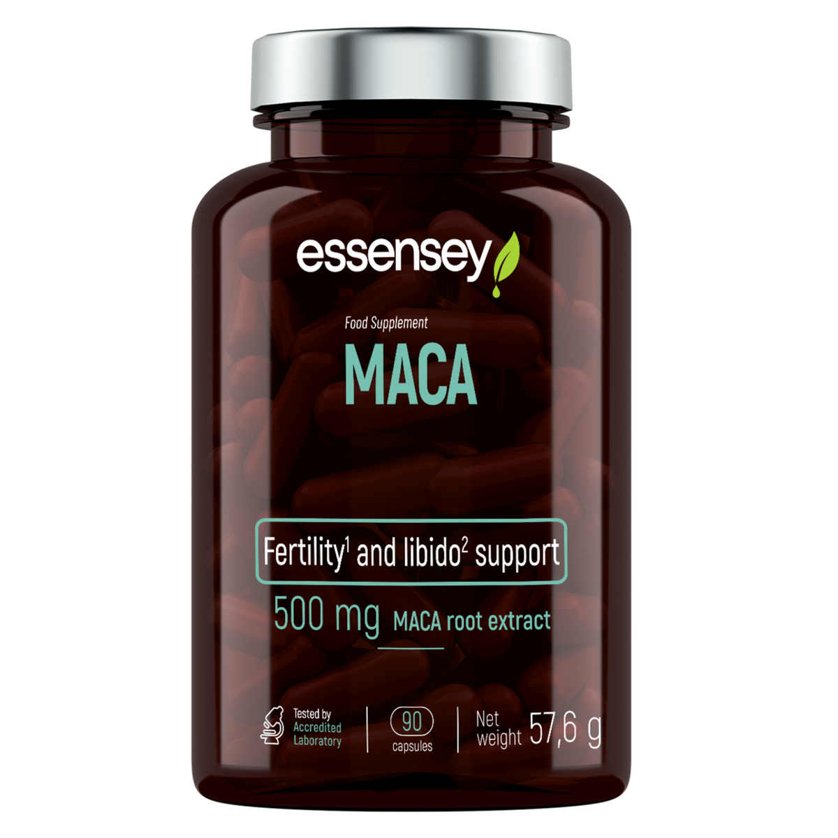 essensey MACA maisto papildas, 90 kaps. - Aistra