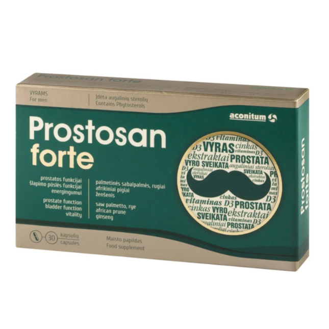 Prostosan Forte maisto papildas, 30 kaps. - Aistra