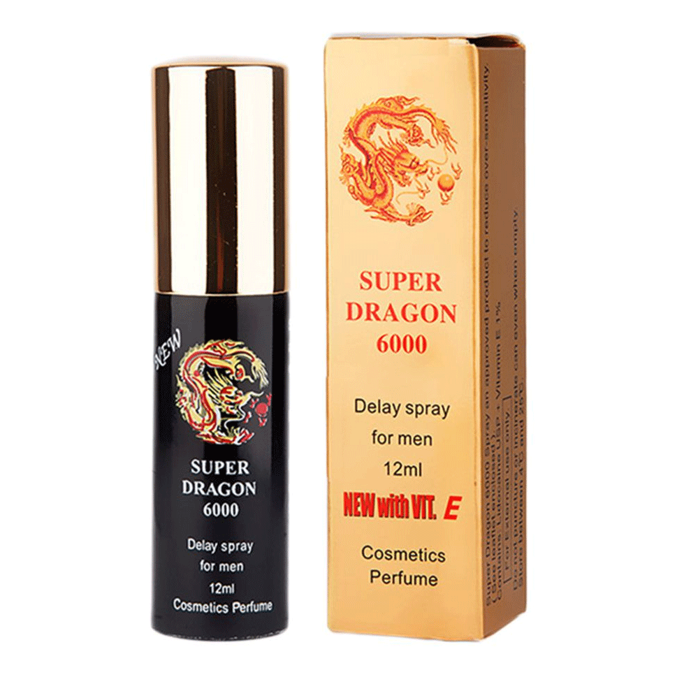 Super Dragon 6000 ejakuliaciją atitolinantis purškiklis 12ml - Aistra